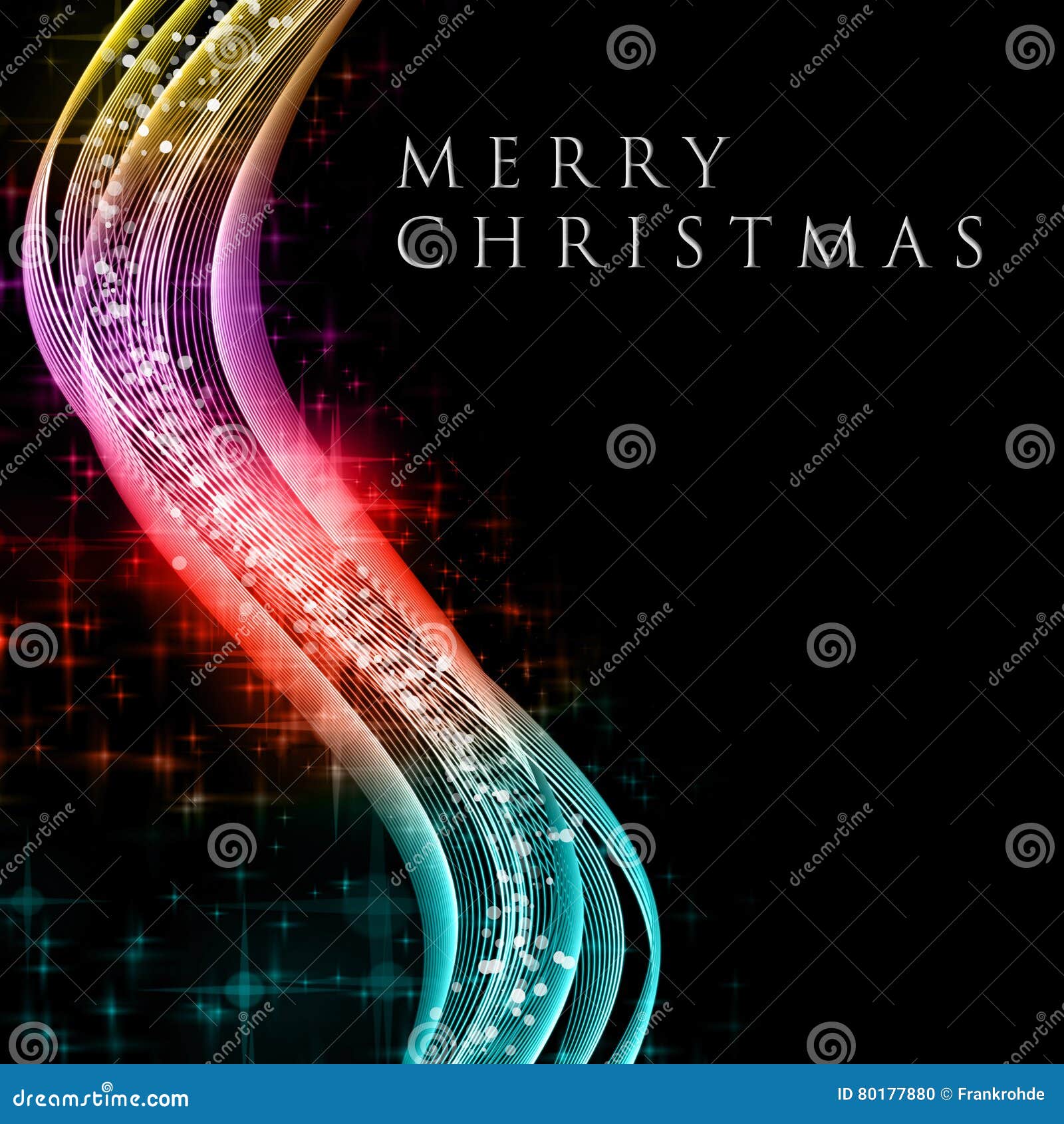 Fantastic Christmas Wave Design Stock Illustration - Illustration of ...
