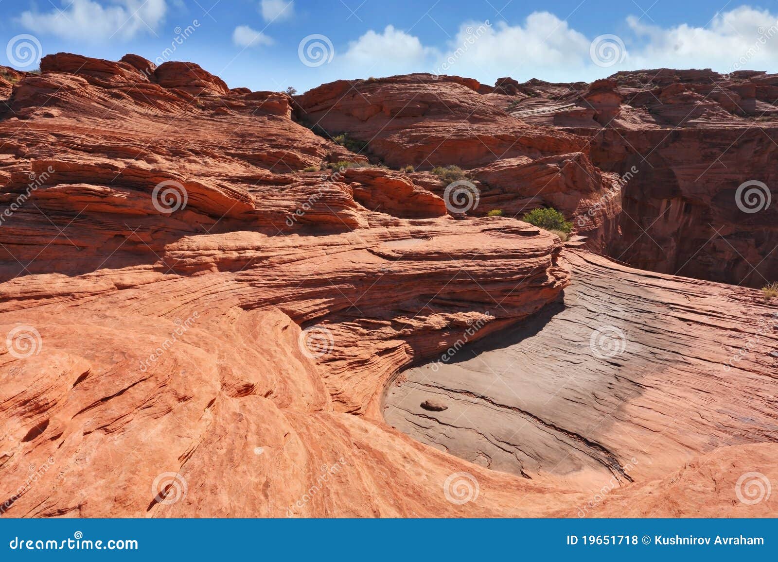 The Fantastic Cliffs of Red Sandstone. Stock Photo - Image of area ...