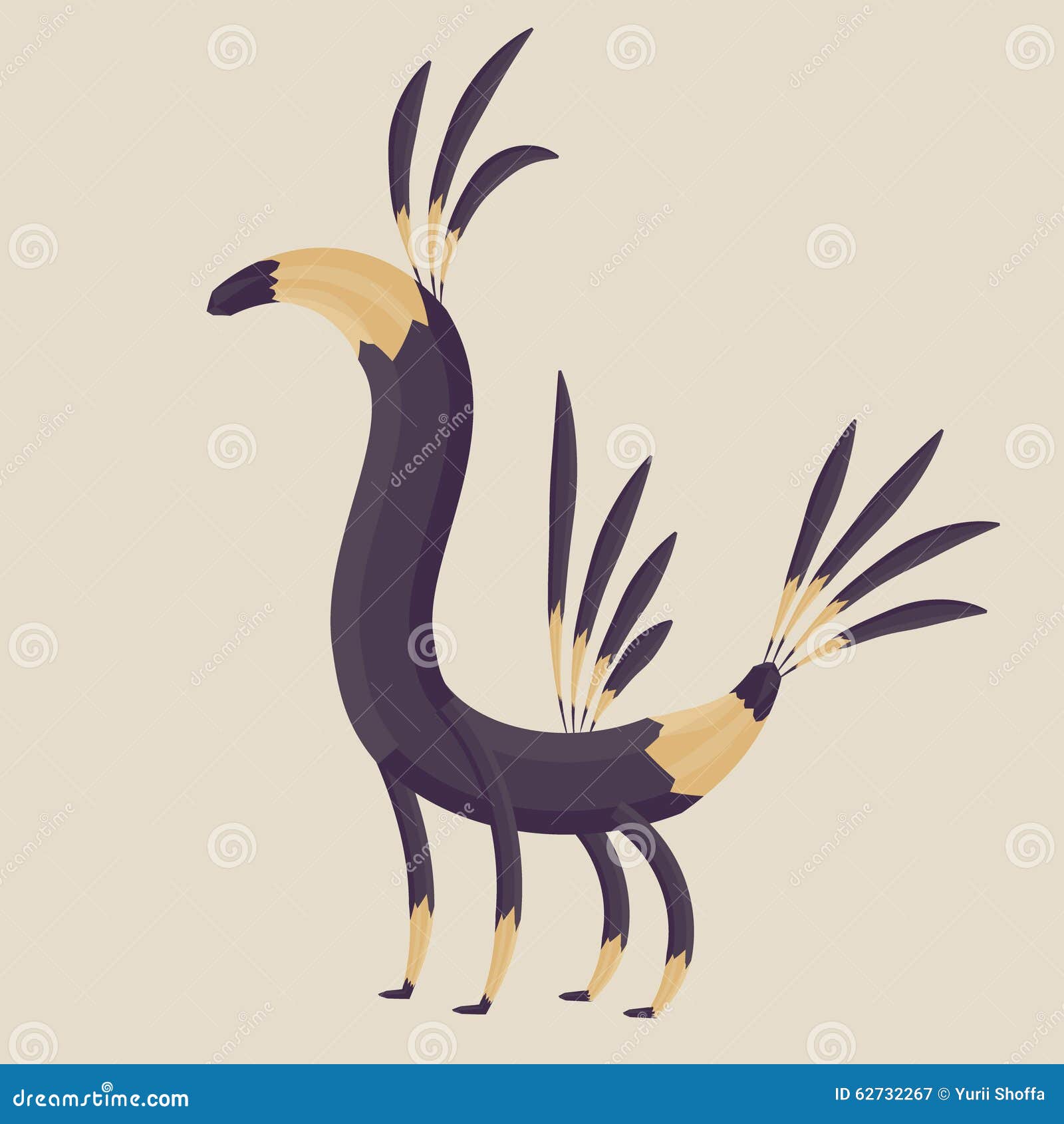 Fantastic Creature. Vector Illustration. Stock Illustration ...