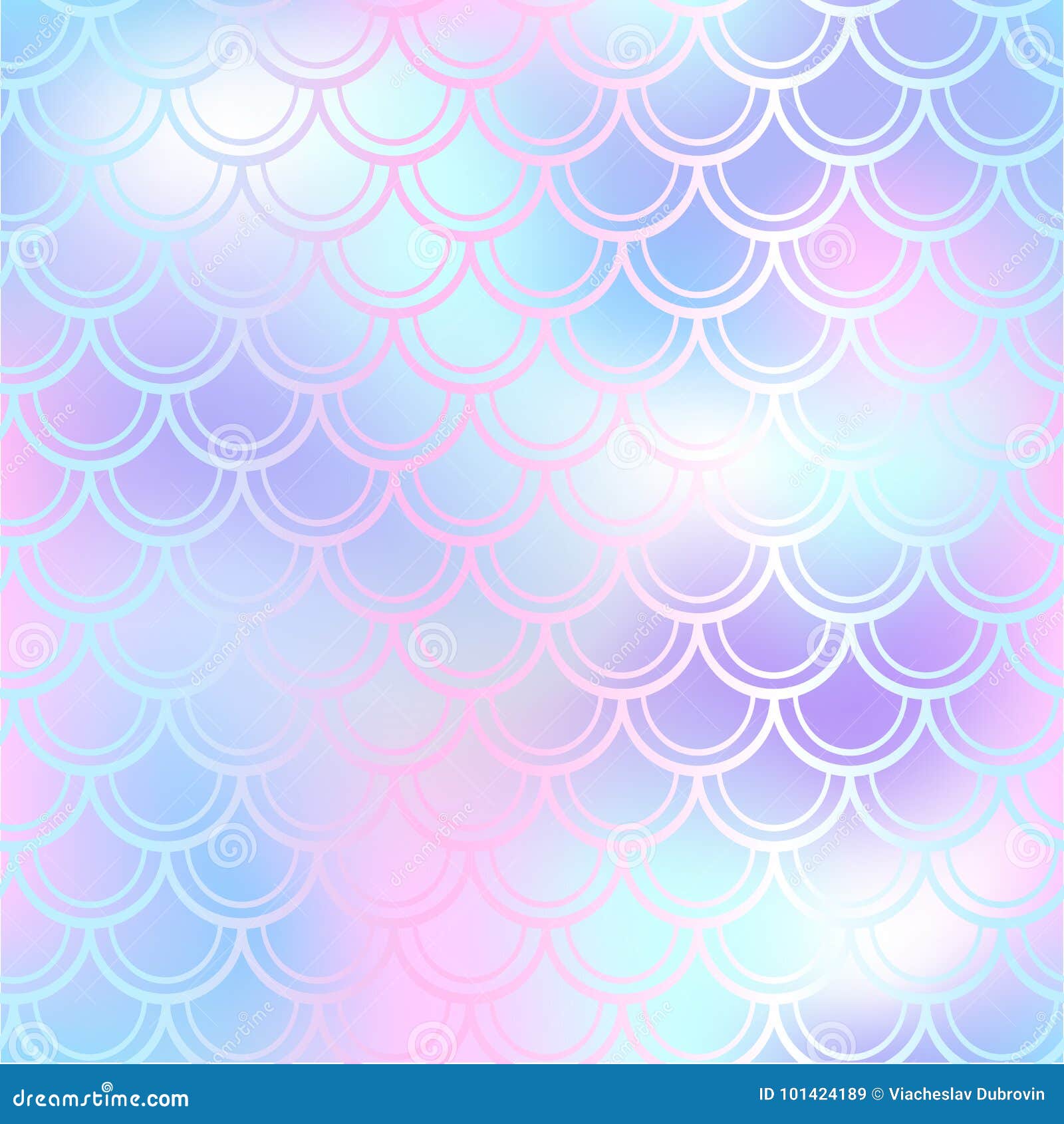 Fish Skin Seamless Pattern. Mermaid Scale Background Stock Illustration ...