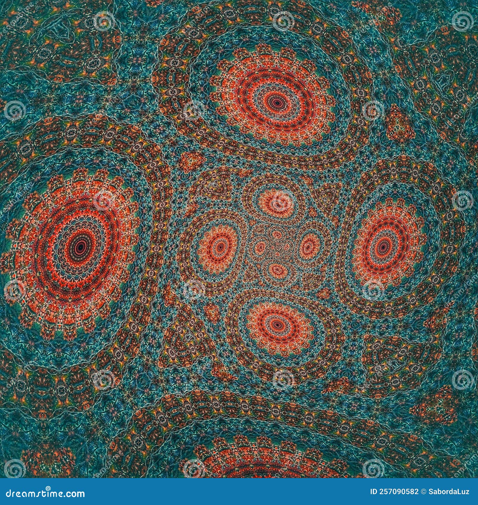 Fantastic Fractals Kaleidoscope Background Texture Stock Illustration ...