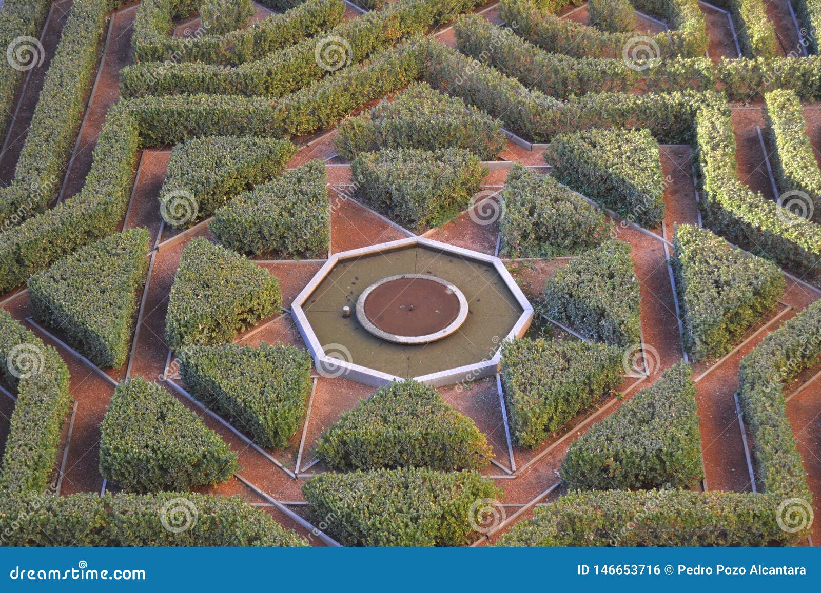 Garden with Triangular Spaces Stock Photo - Image of lovers, color ...