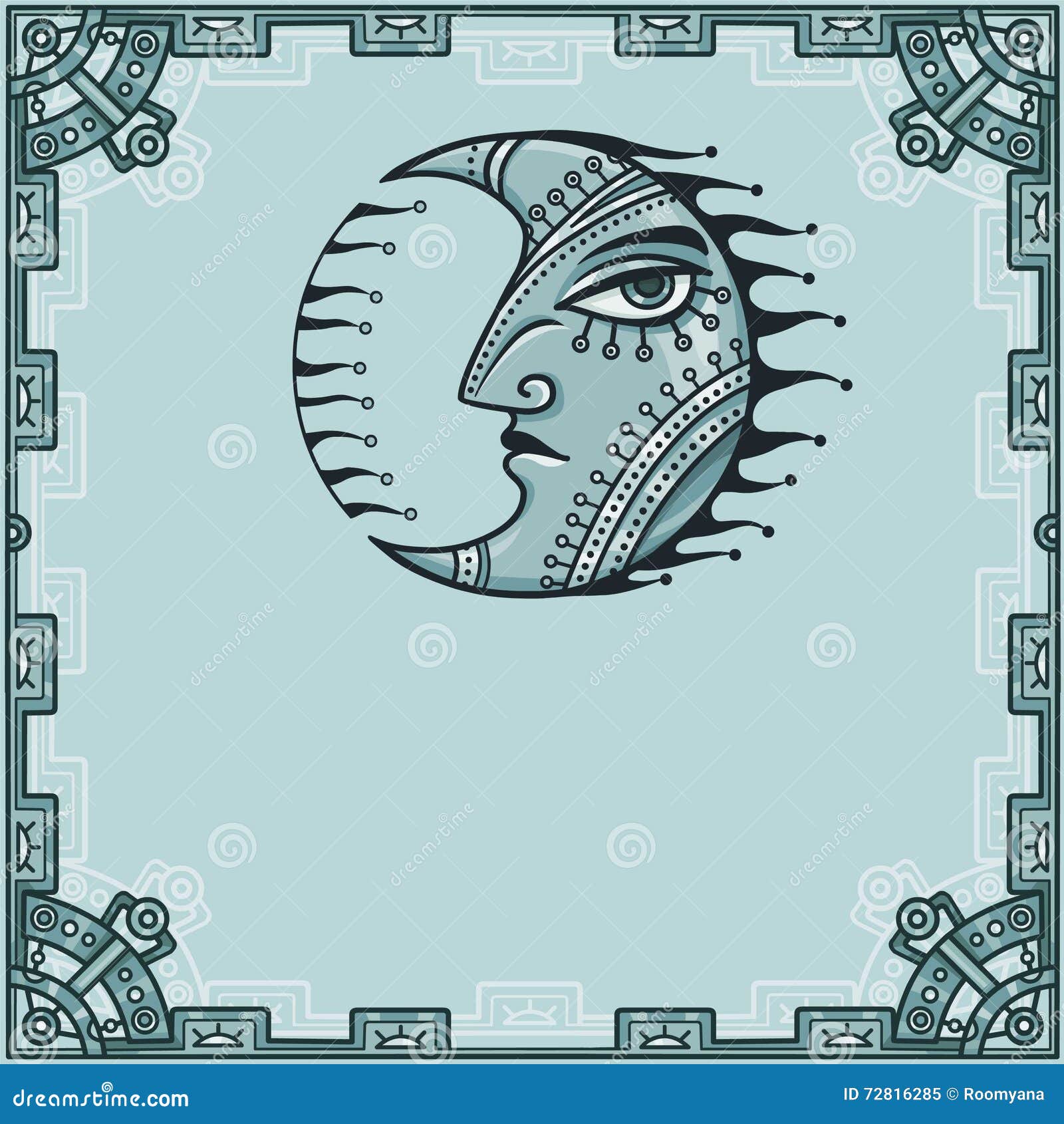 Fantastic Image Of The Sun. Metal Amulet. Background - A Frame From ...