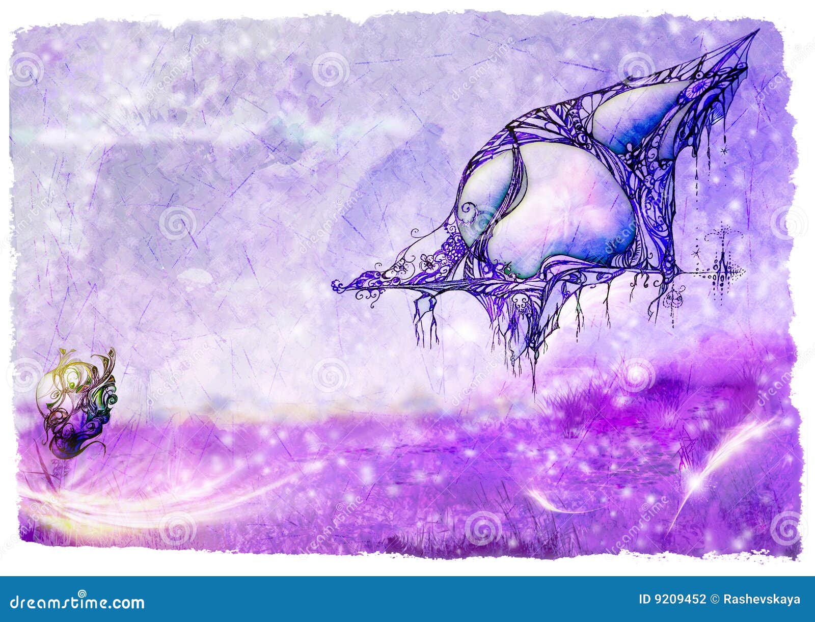 A Fantastic Landscape Of A Non-existent Planet Of A Super-civilization ...