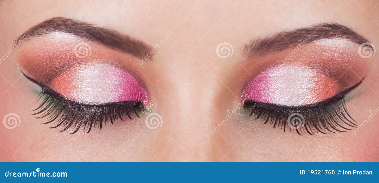 Fantastic make up eye stock photo. Image of expectations - 19521760