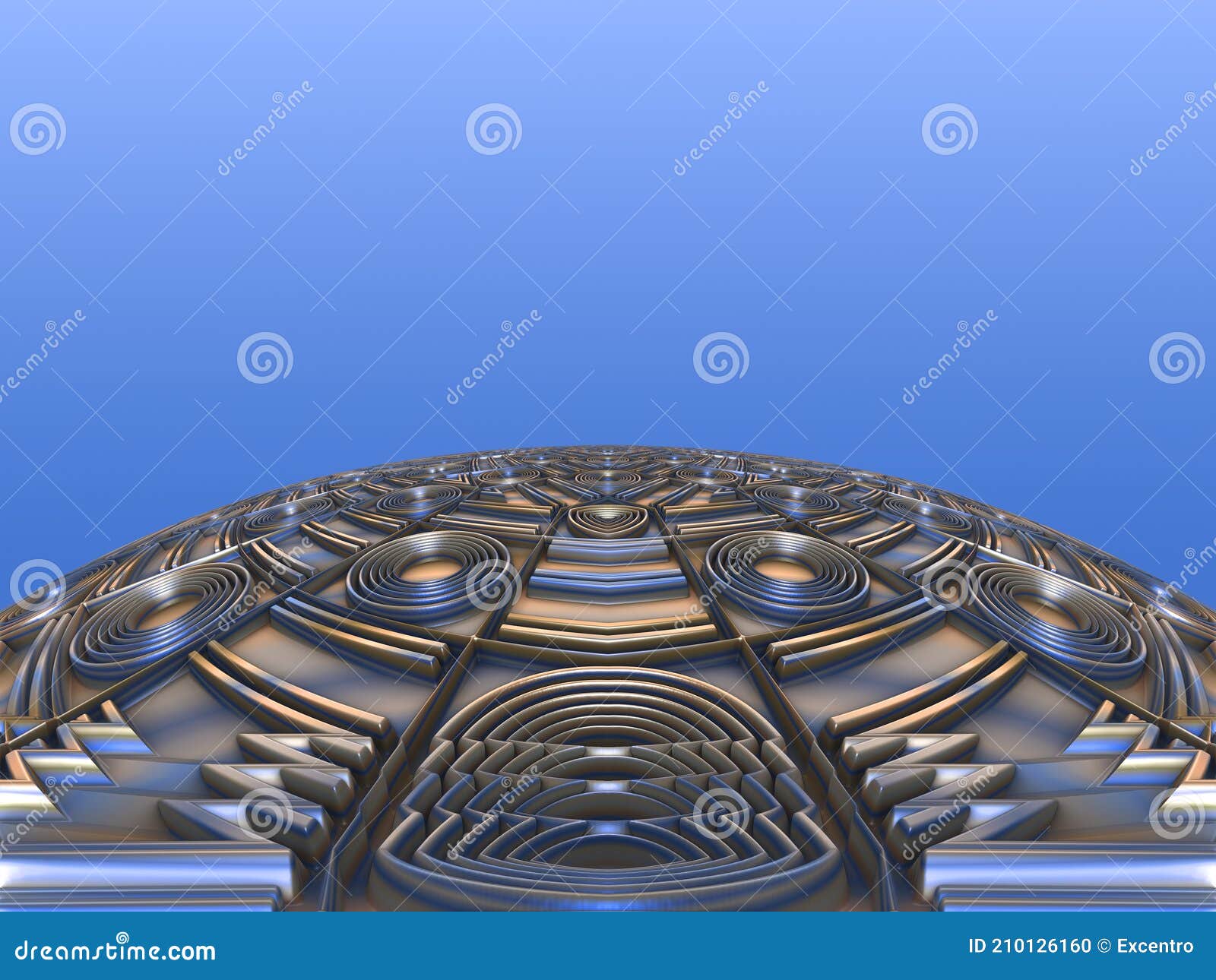 The fantastic mechanism stock illustration. Illustration of concept ...