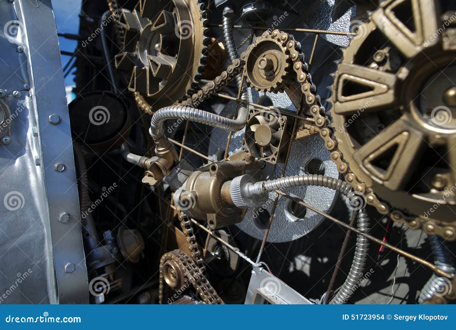 Fantastic Mechanism of a Steam-engine Stock Photo - Image of energy ...