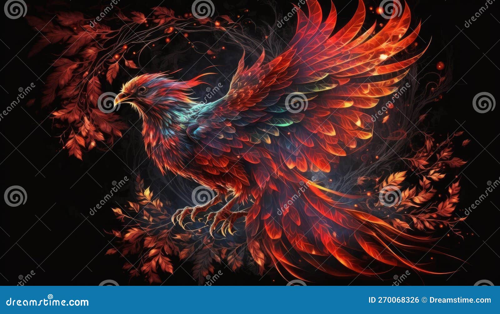 The Mystical Bird Of The Philippine Folklore: Pink Ibong Adarna Stock ...