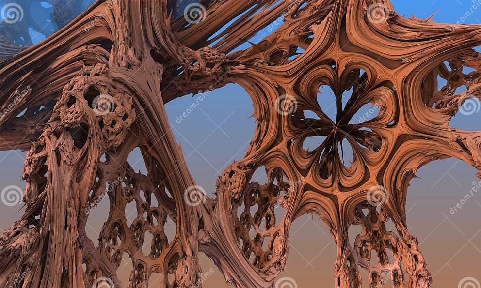 Fantastic Ornamental Architecture, Structural Element or Artistic Nonexistent Construction in ...