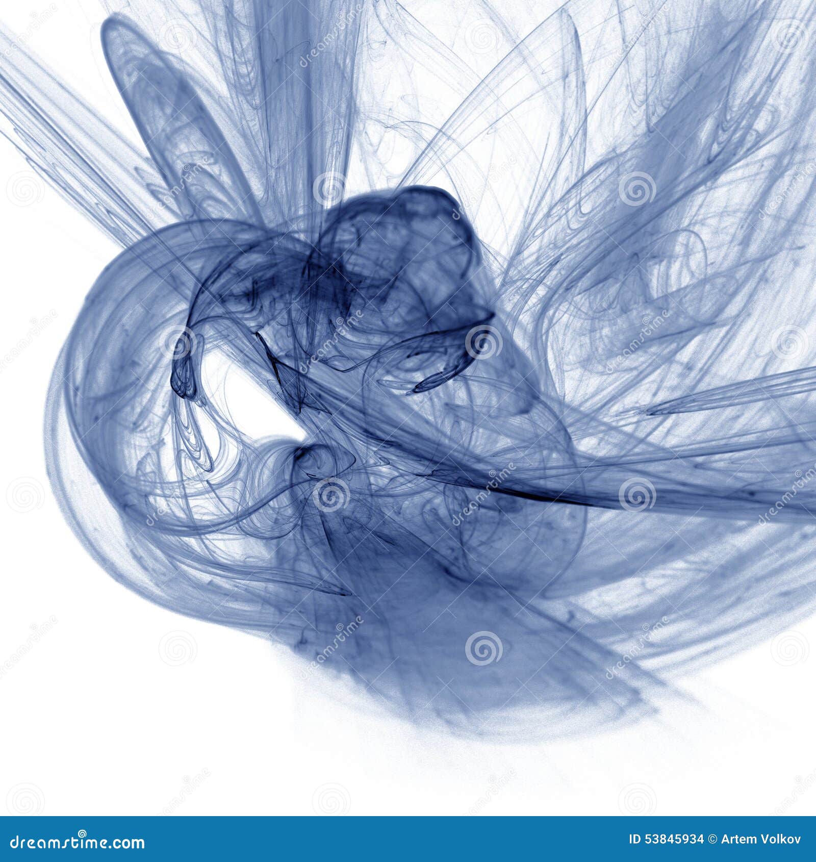 Fantastic Play of Dynamic Light Translucent Smoke Stock Photo - Image ...