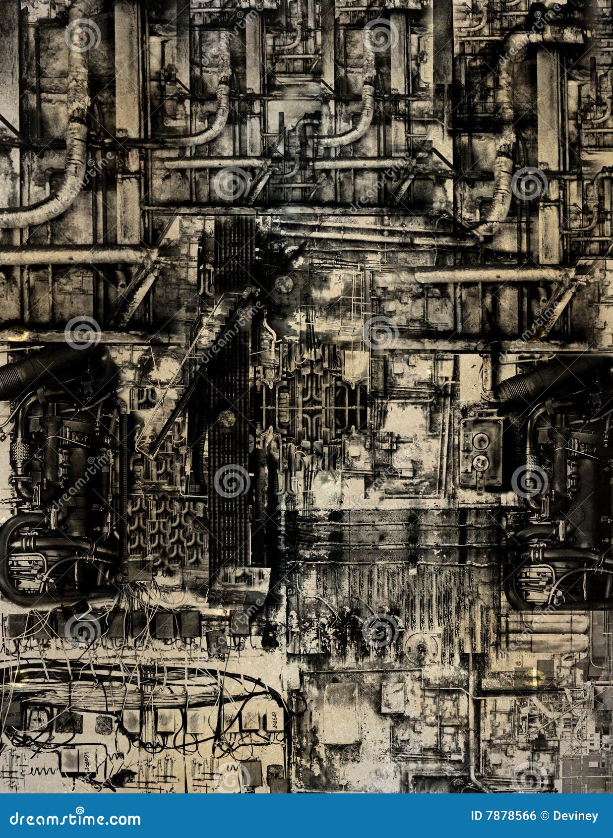 Fantastic Realism III stock illustration. Illustration of century - 7878566