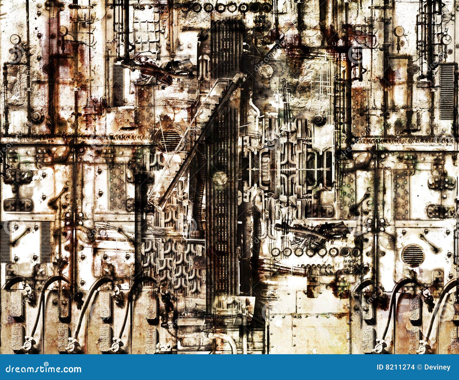 Fantastic Realism VIX stock illustration. Illustration of connectors ...