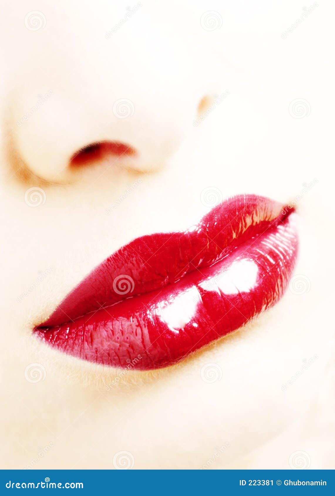 Fantastic red lips stock image. Image of eternal, beauty - 223381
