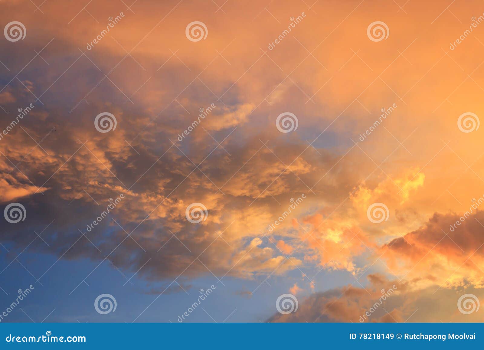 Fantastic Red Sunset and Dark Ominous Clouds Stock Image - Image of ...