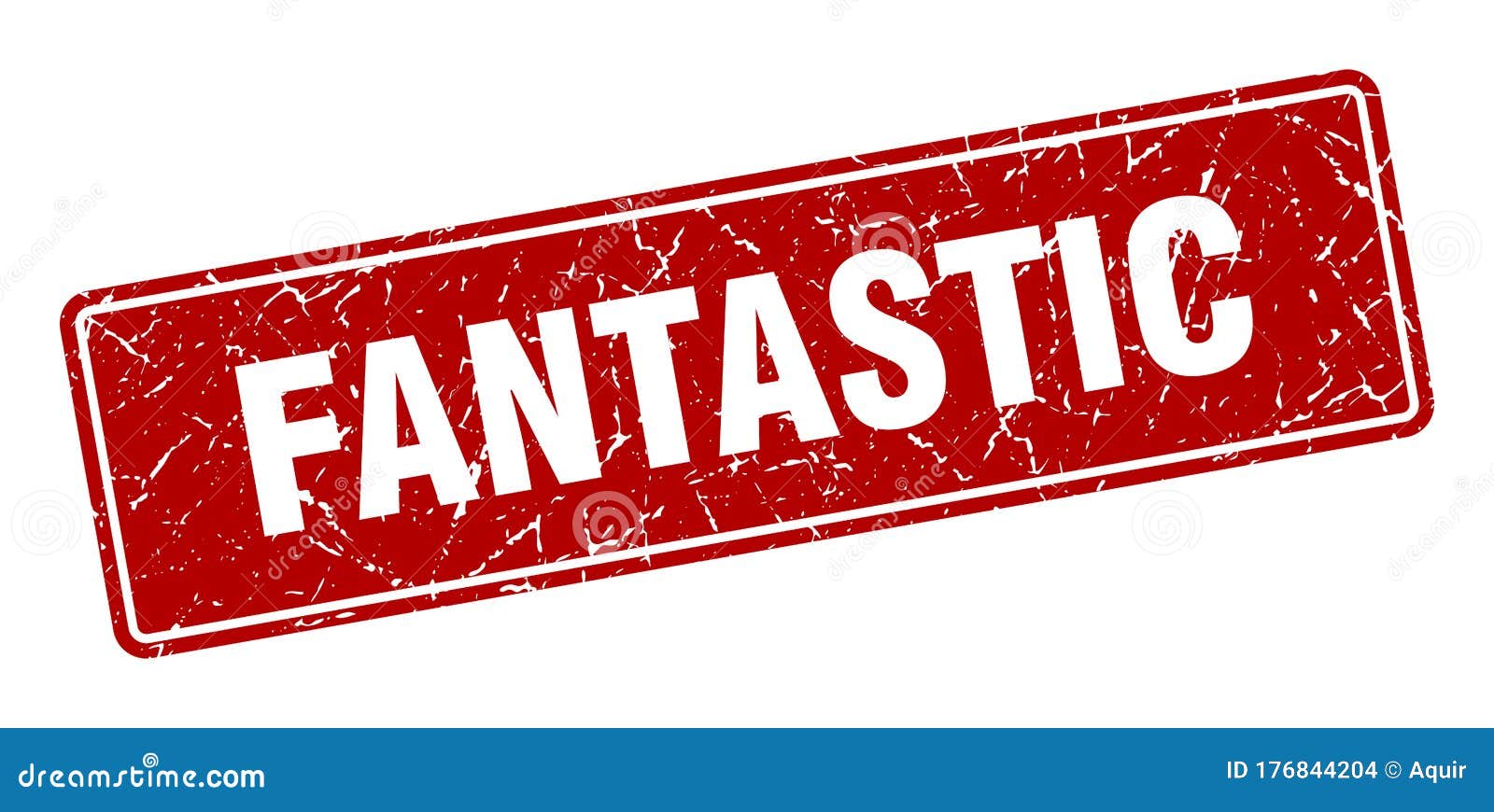 Fantastic Sign. Fantastic Grunge Stamp Stock Vector - Illustration of ...