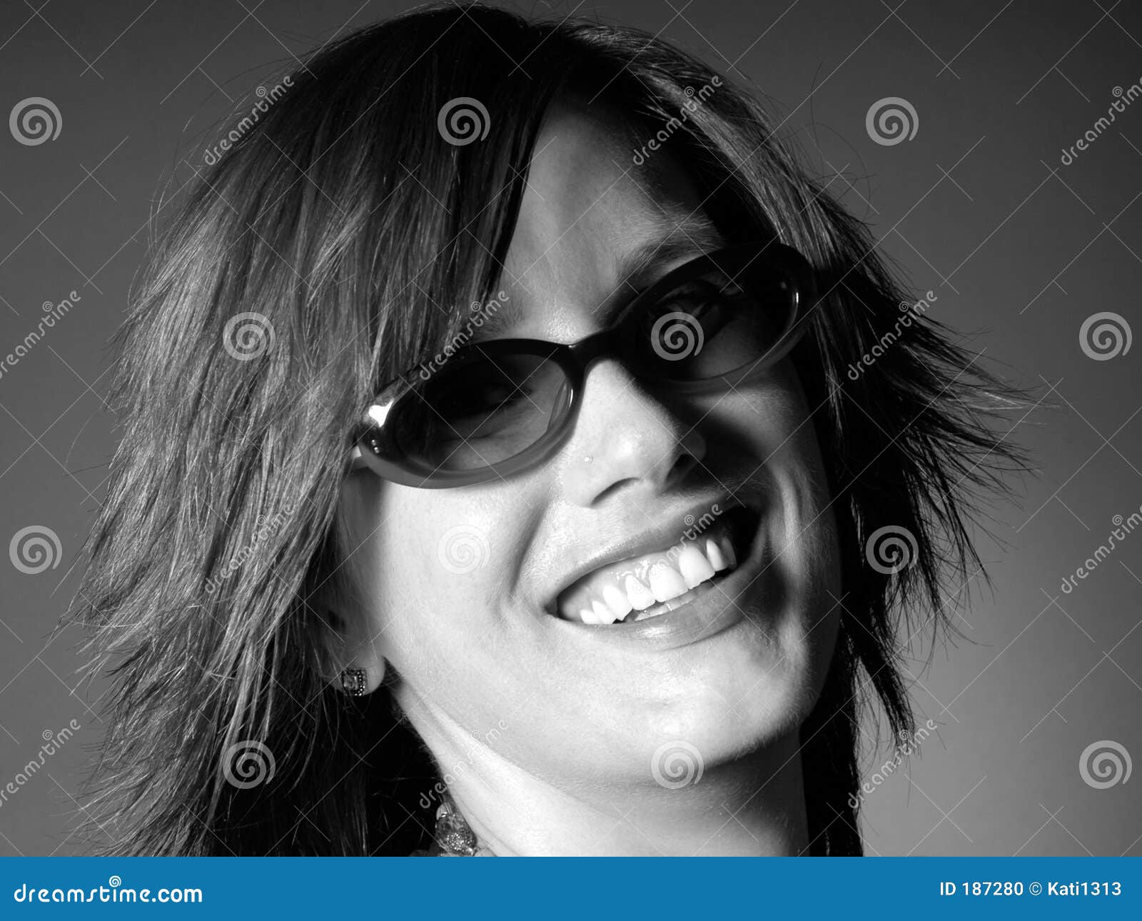 Fantastic smile stock photo. Image of laugh, beauty, model - 187280
