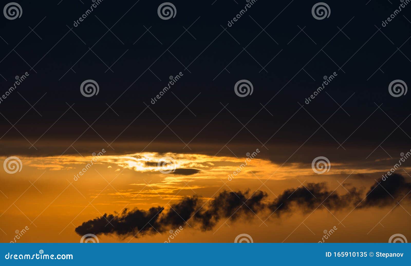 Fantastic Clouds at Sunrise Stock Image - Image of landscape, cloud ...