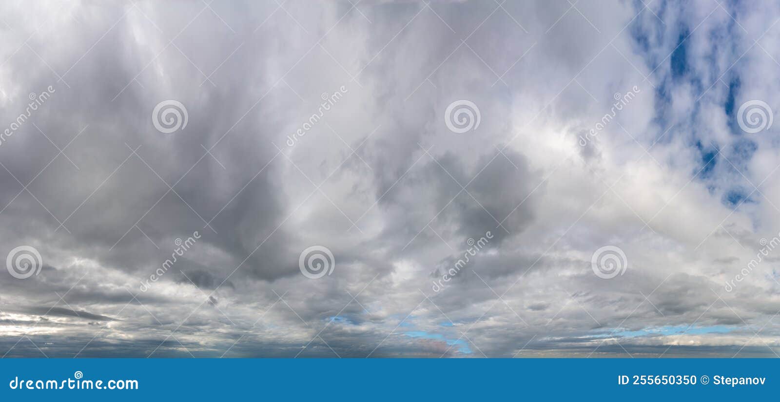 Fantastic Soft Thunderclouds, Sky Panorama Stock Photo - Image of light ...