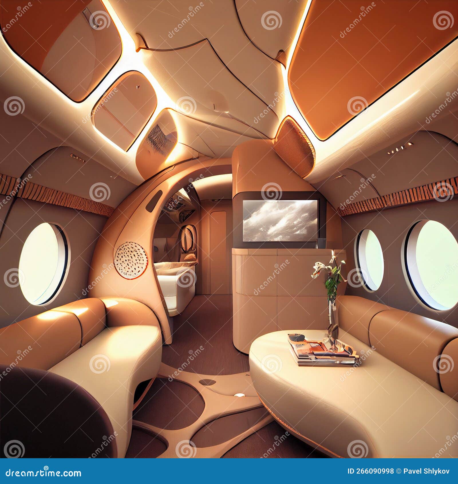 Space Shuttle Cartoon Interior. Stock Illustration - Illustration of ...
