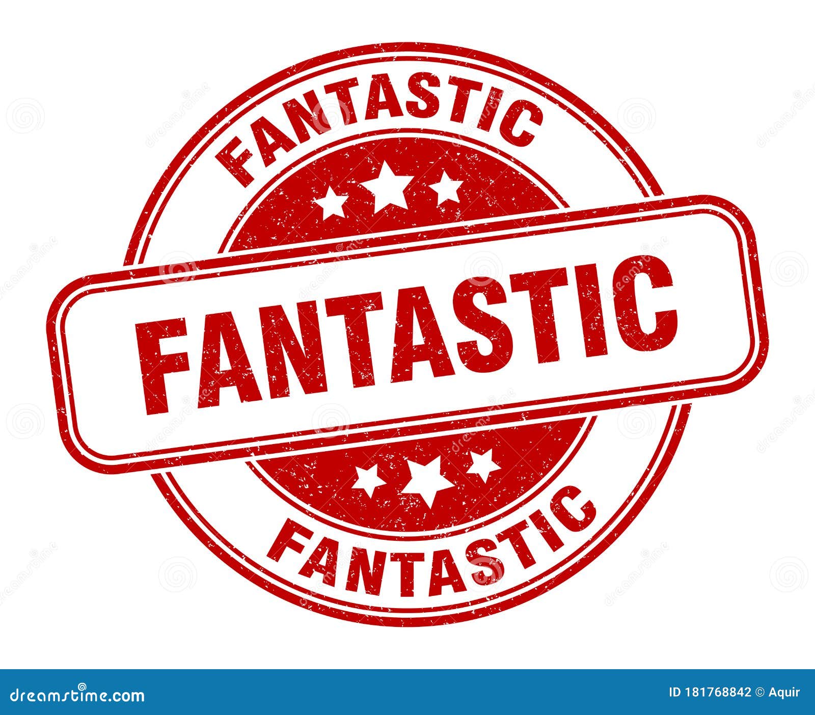 Fantastic Stamp. Fantastic Round Grunge Sign Stock Vector ...