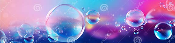 Fantastic Structure of Multi-colored Bubbles. Stock Image - Image of ...