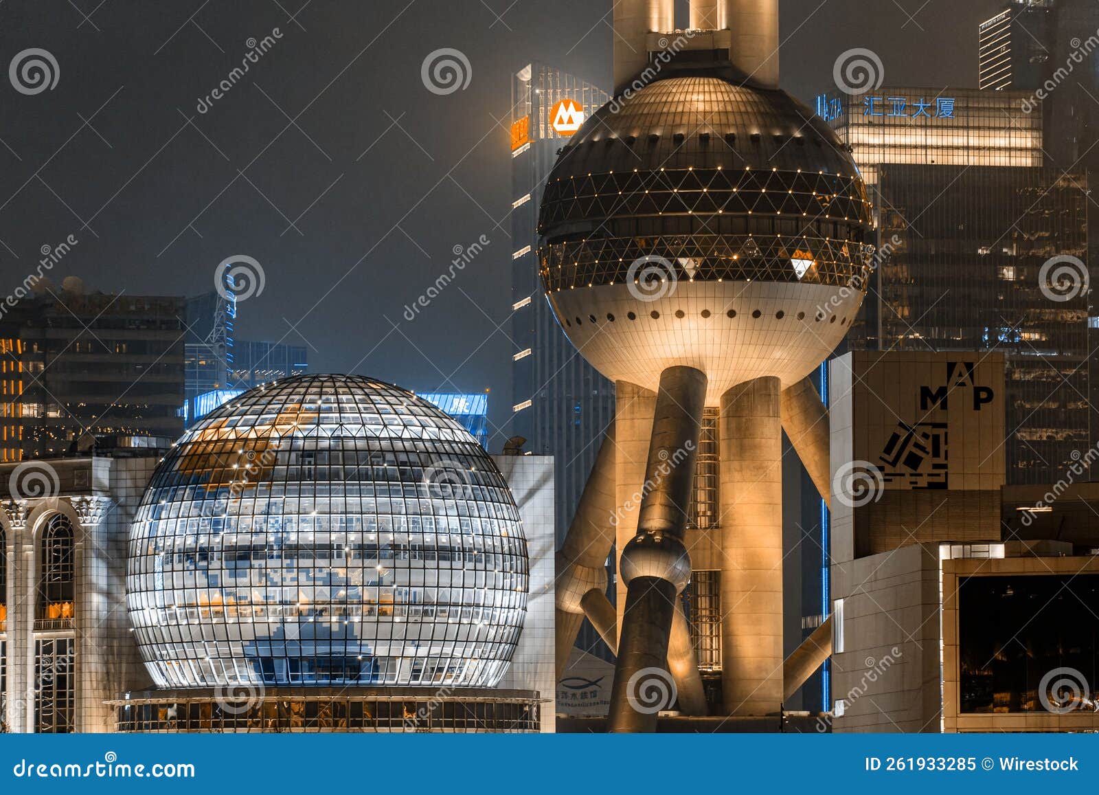 Fantastic Super High-rise Buildings in Lujiazui Editorial Image - Image ...