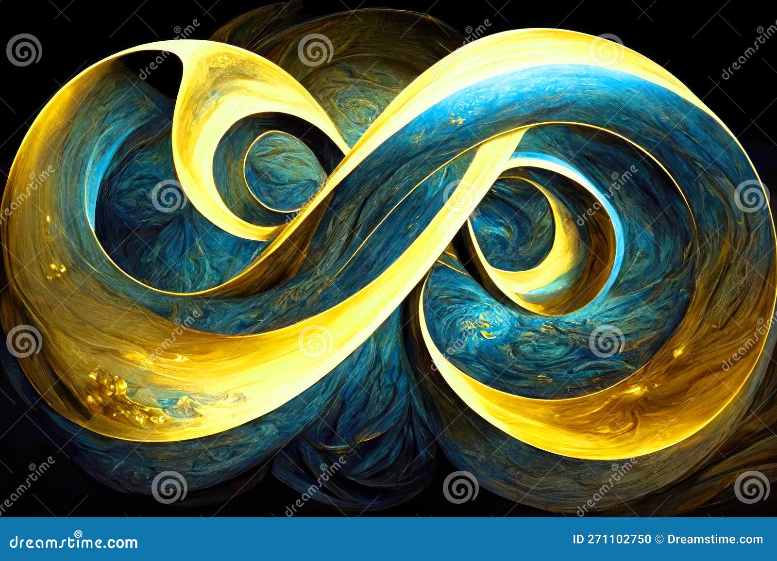 Infinity stock illustration. Illustration of abstract - 271102750