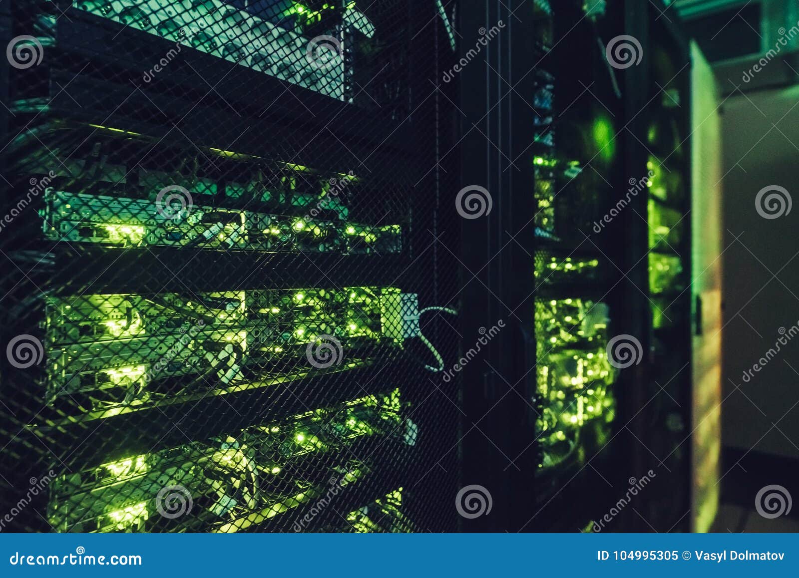 Data centre interface stock image. Image of center, corridor - 104995305