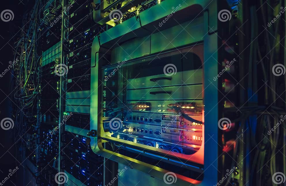 Data centre interface stock image. Image of cloud, communication ...