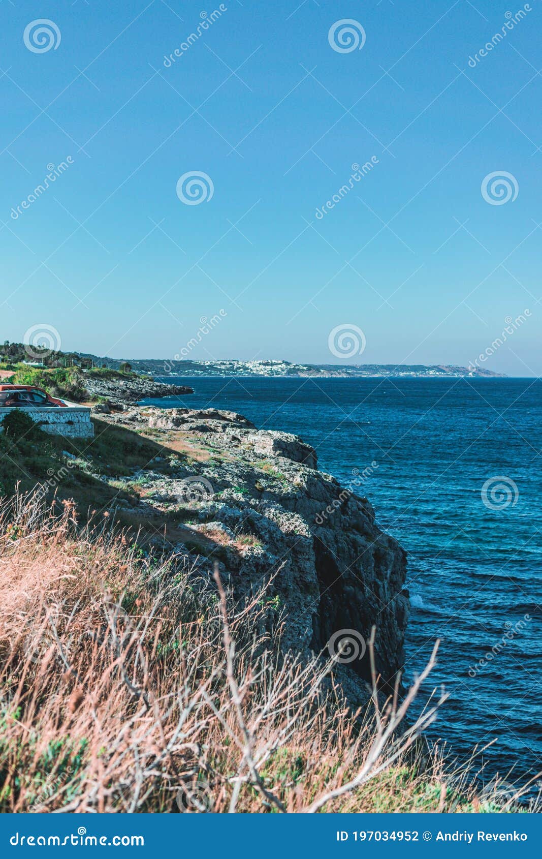 Fantastic View on Puglia Land. Stock Photo - Image of clear, leuca ...