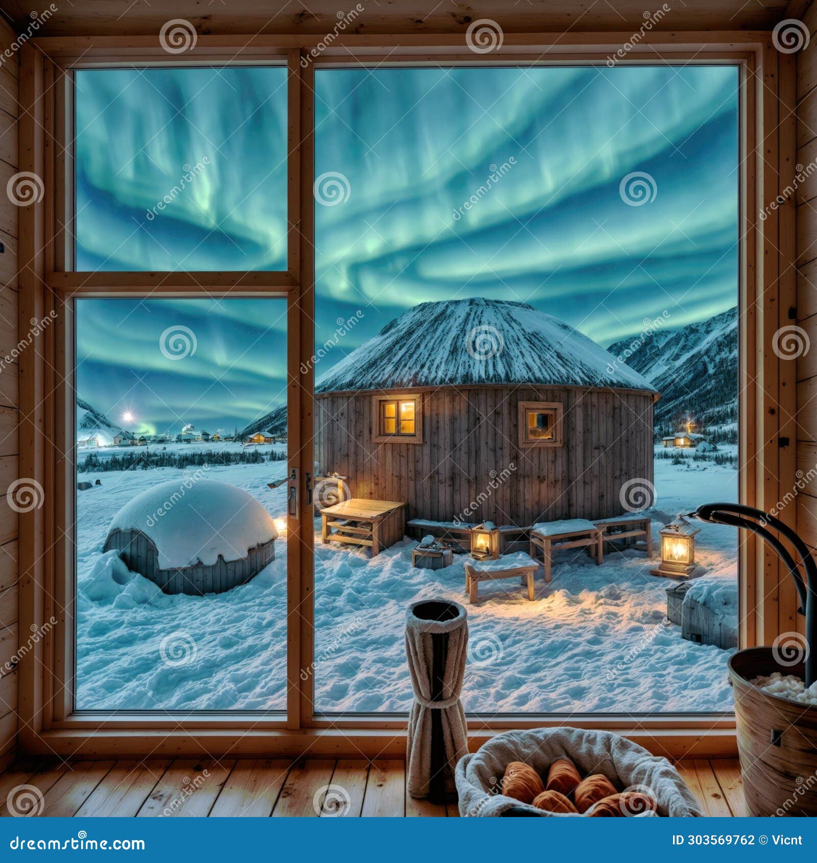 Fantastic View from the Window . AI Generated Stock Photo - Image of ...
