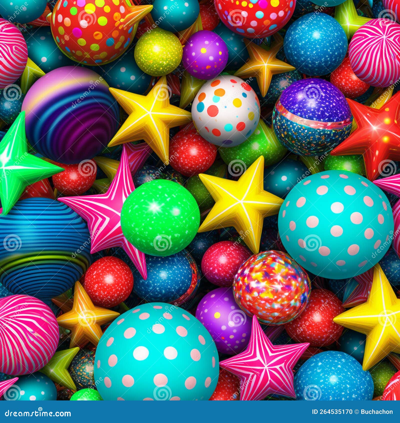 Fantasy Abstract Bubble Stars Vivid Colors Background Galaxy Pink Red ...