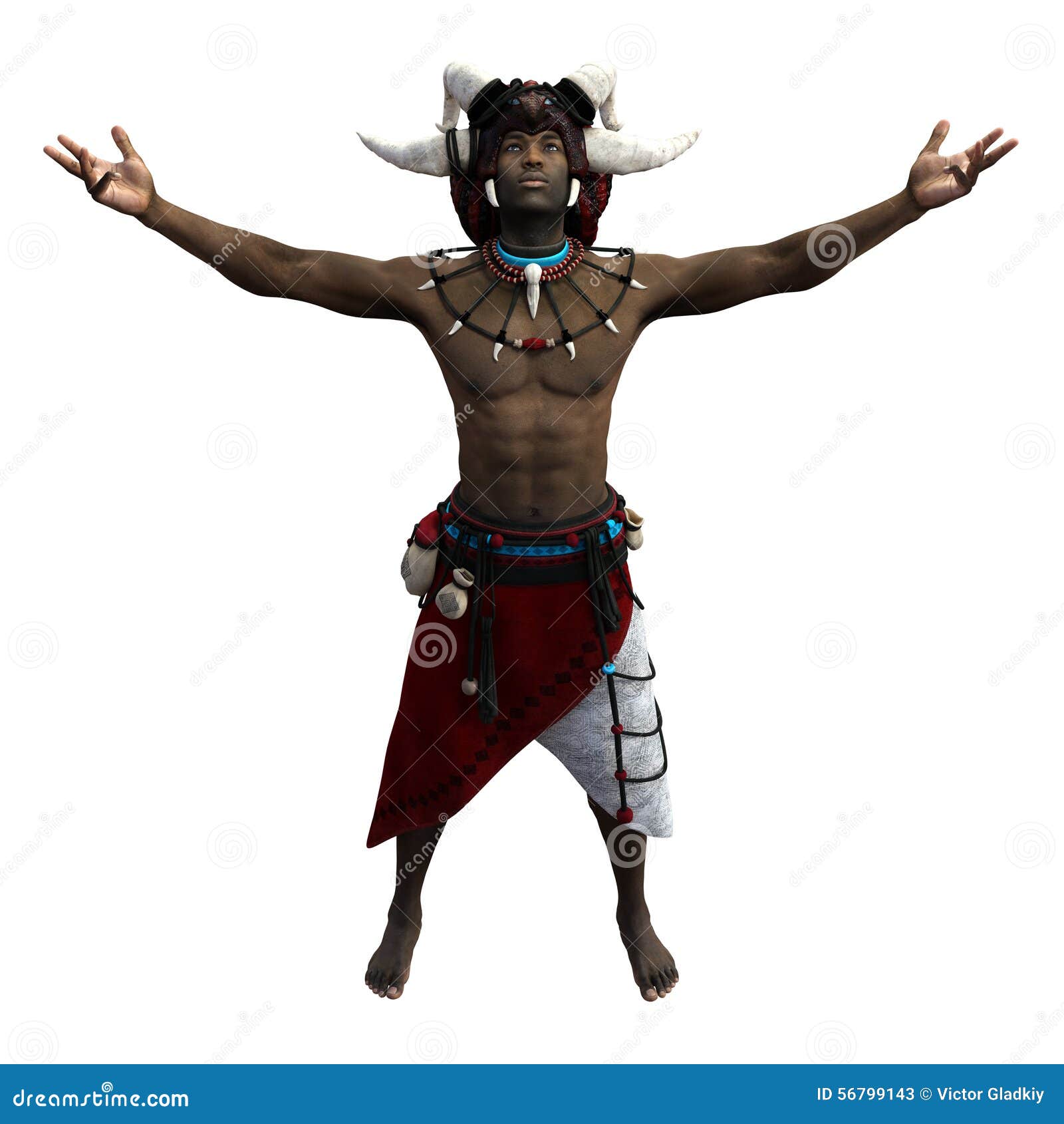 Fantasy African Magic stock illustration. Illustration of exotic - 56799143