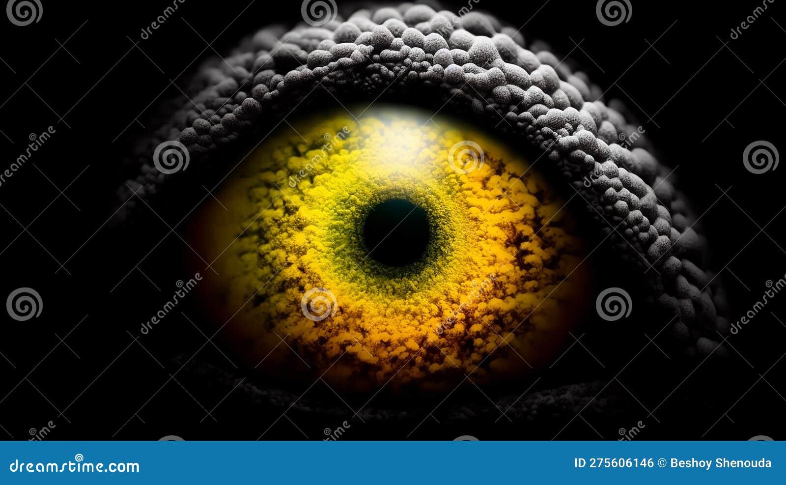 Fantasy All Seeing Eye Galaxy in the Middle Background Stock ...