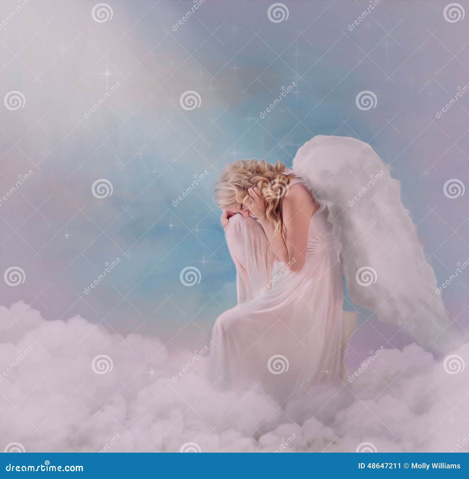 Fantasy Angel Stock Photo - Image: 48647211