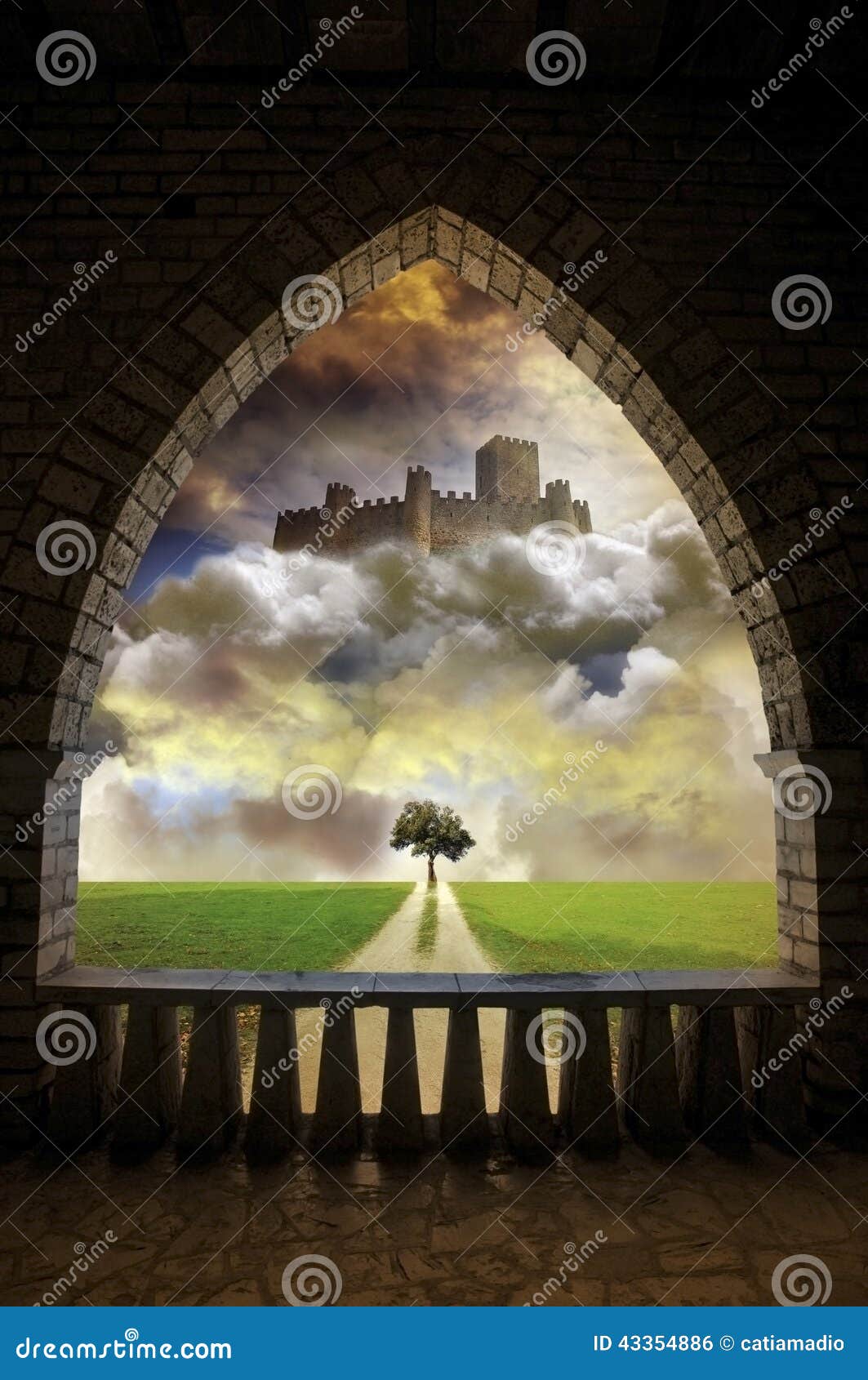 Fantasy archway stock photo. Image of fantasy, archway - 43354886