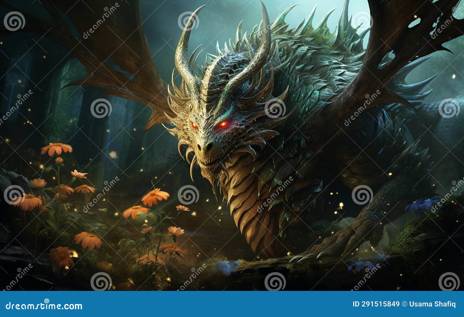 Fantasy Art Mythical Creatures Wallpaper for Desktop. Generative AI ...