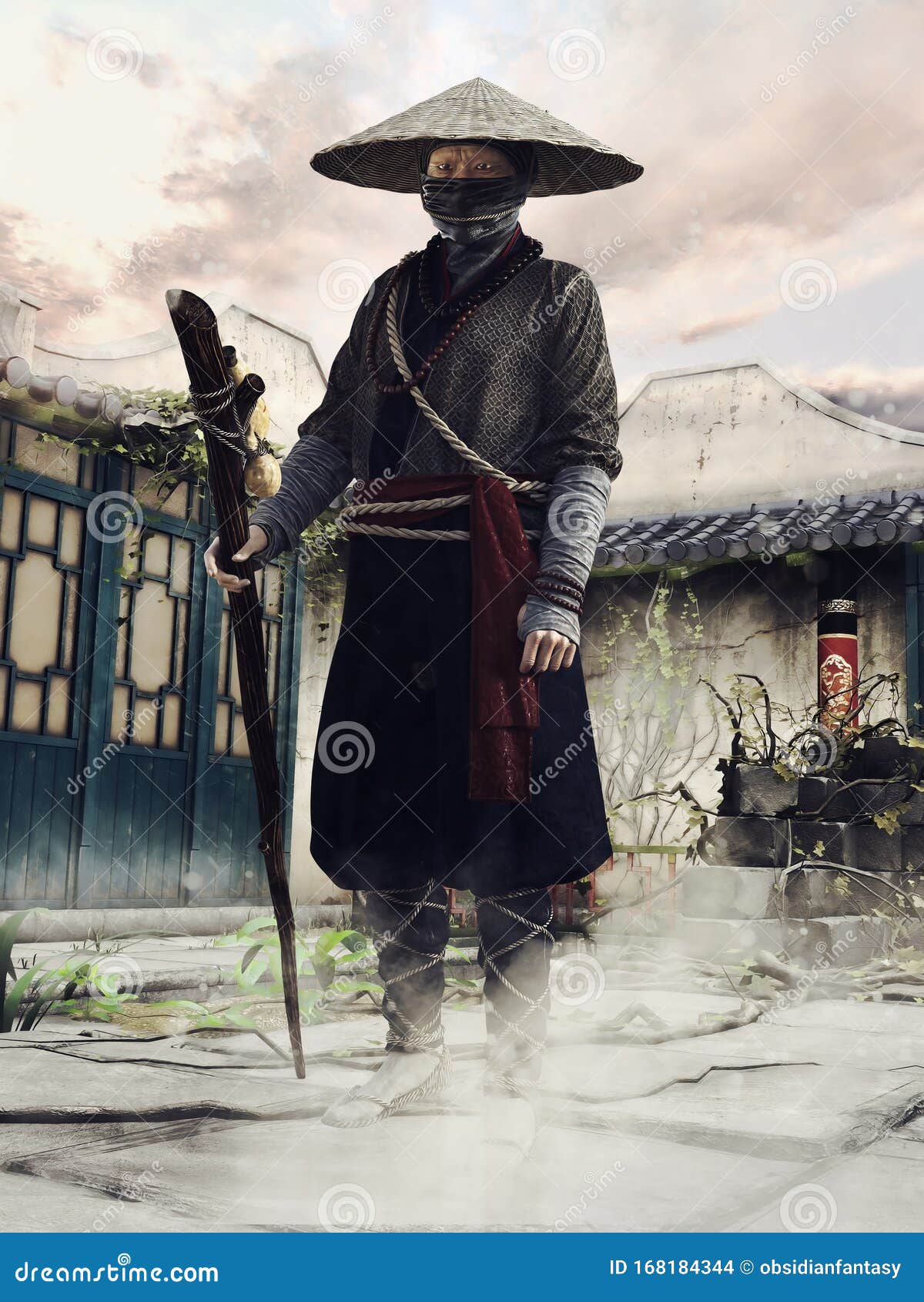 Fantasy Asian Hunk Stock Image | CartoonDealer.com #77241655