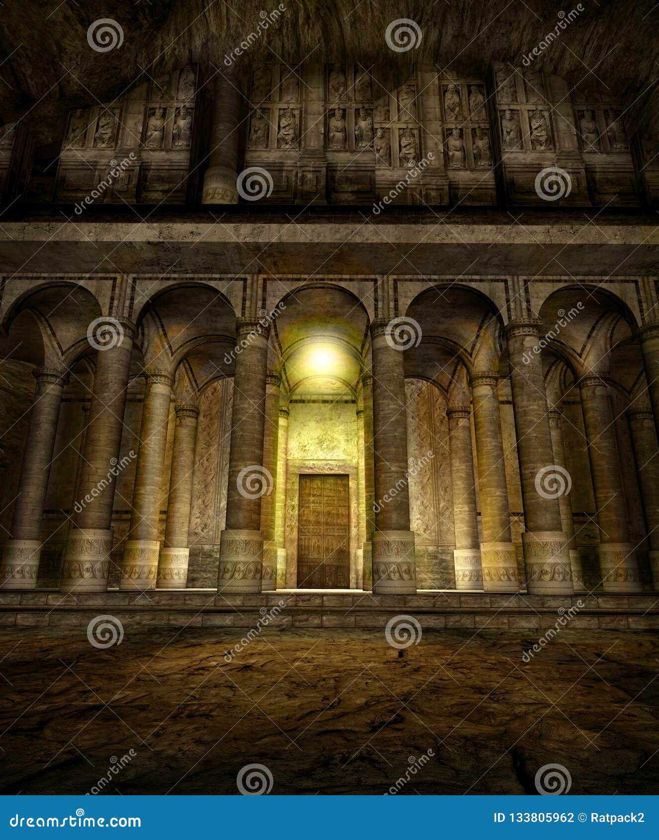 Cave Dwarf Vector Illustration | CartoonDealer.com #52503650