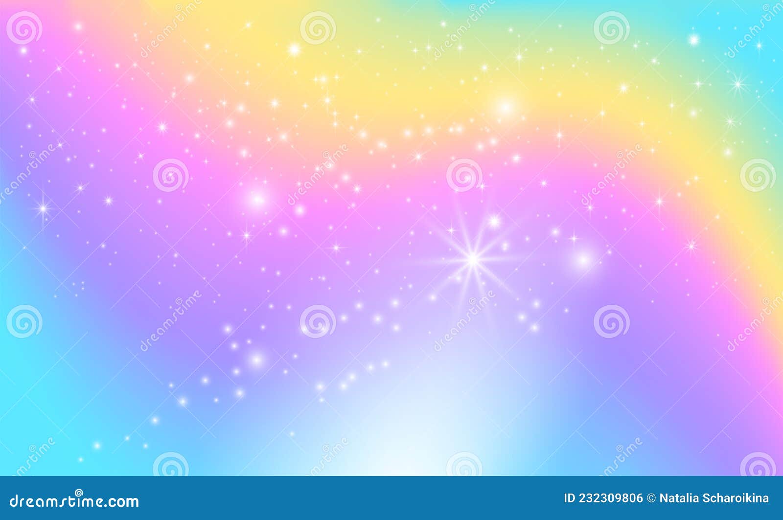 Magical Rainbow Background