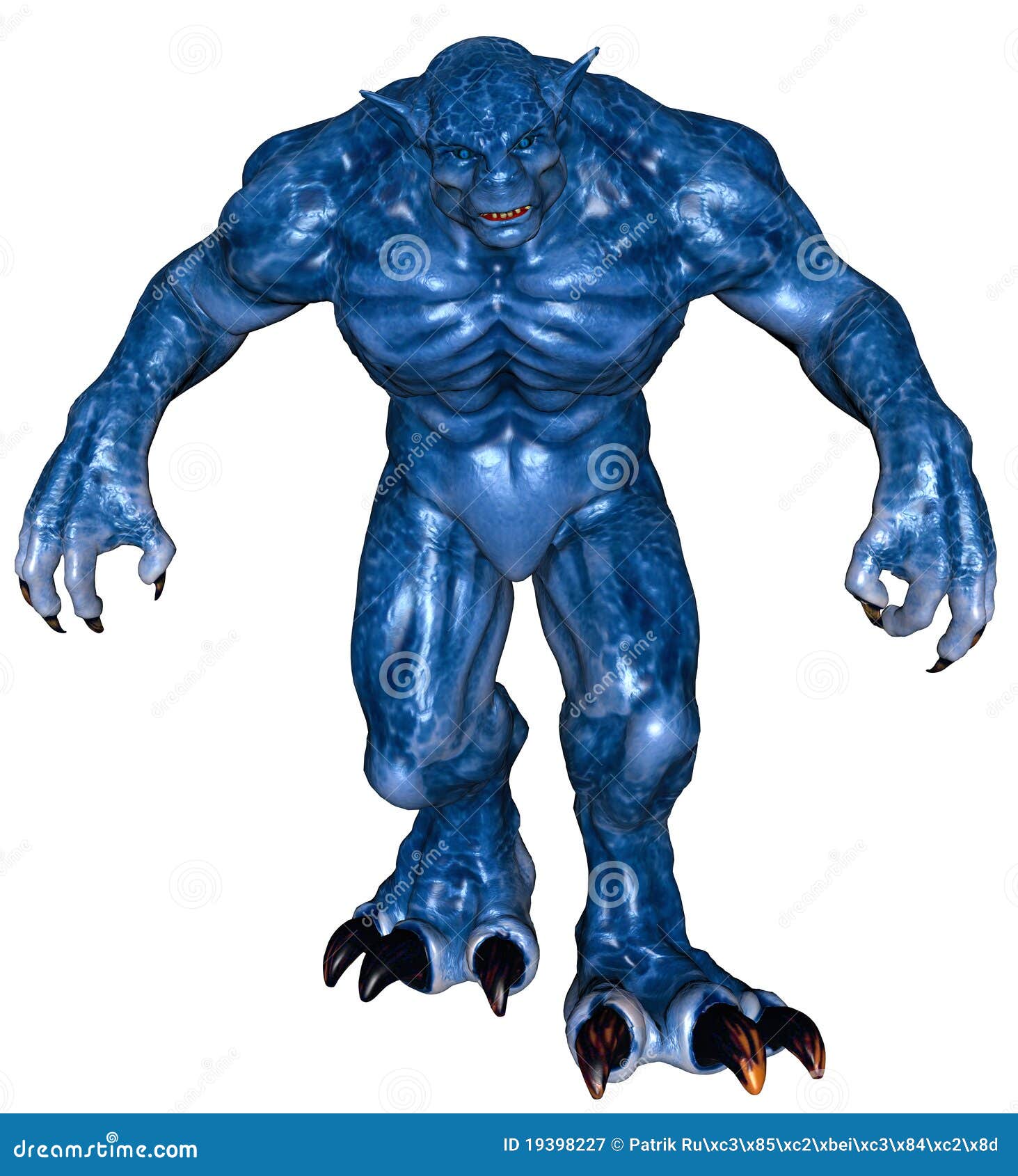 Fantasy Big Monster Royalty Free Stock Photography - Image: 19398227