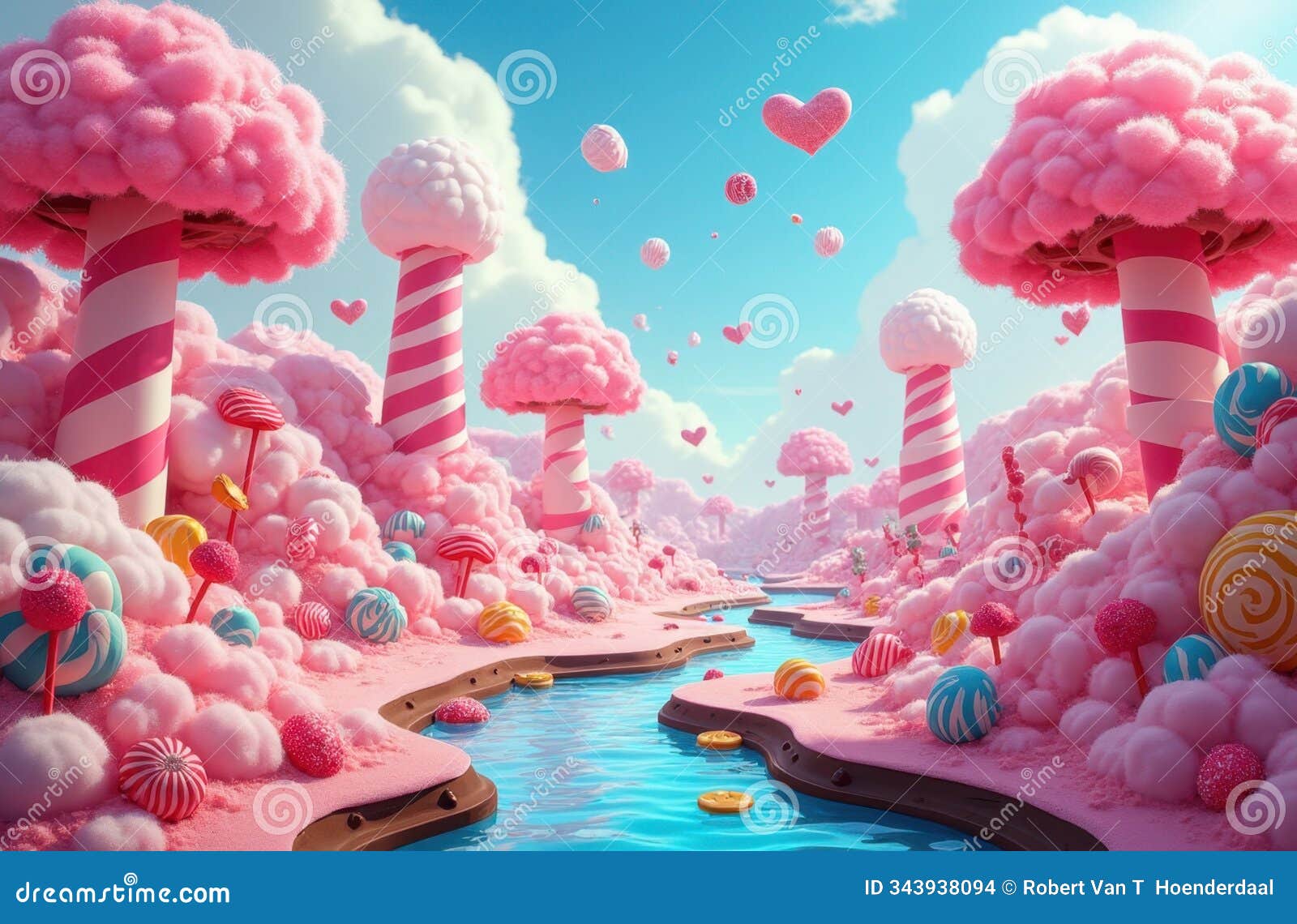 A Fantasy Candy Land at 29-10-2024 Stock Illustration - Illustration of ...