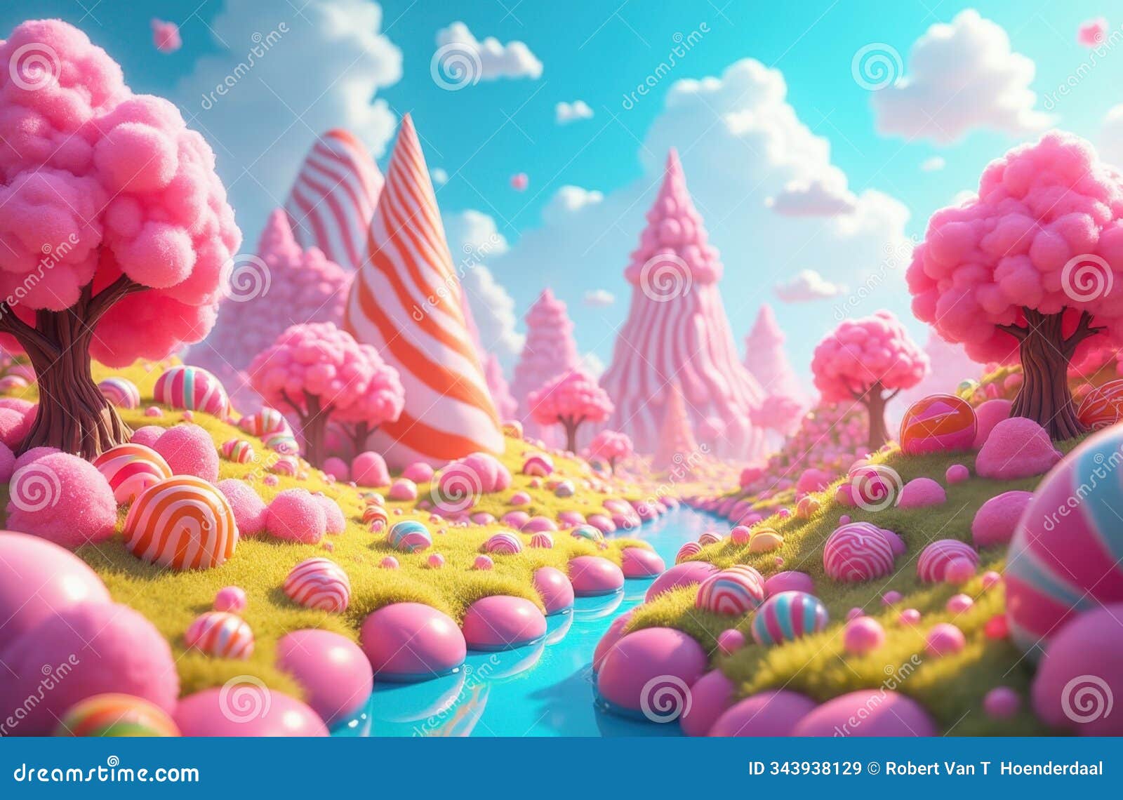 A Fantasy Candy Land at 29-10-2024 Stock Illustration - Illustration of ...