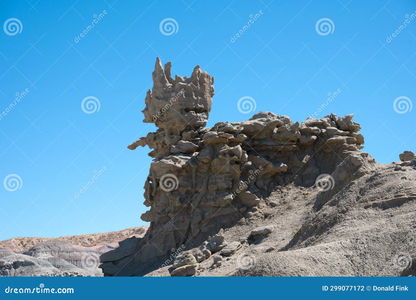 Oddly Shaped Rock Formations in Fantasy Canyon Stock Photo - Image of ...