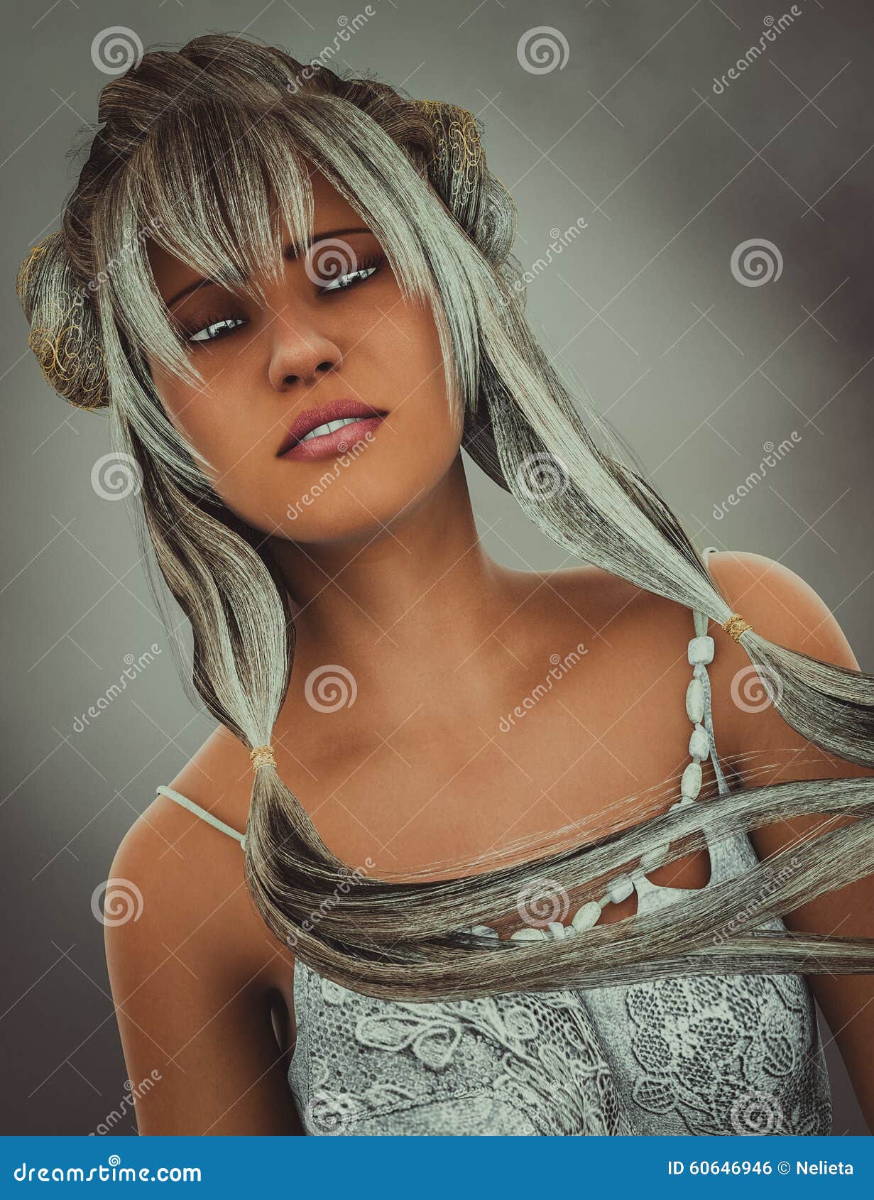 Fantasy Character Silver Hair Stock Illustrations – 51 Fantasy ...