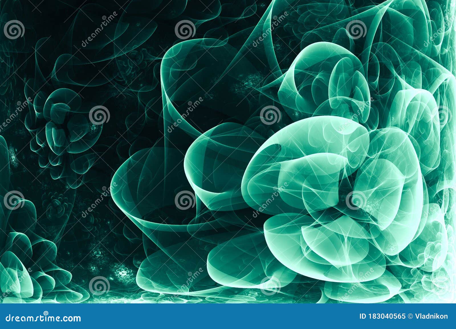 Fantasy Colorful Chaotic Fractal Texture Stock Illustration ...