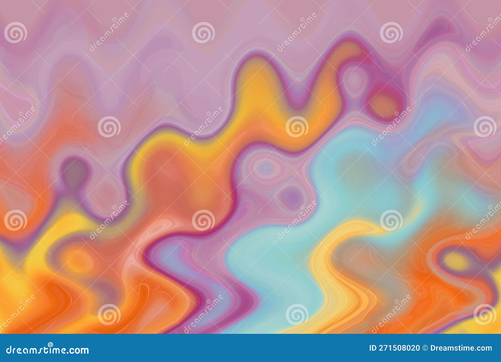 Fantasy Colorful Psychedelic Pattern Waves. Beautiful Abstract ...