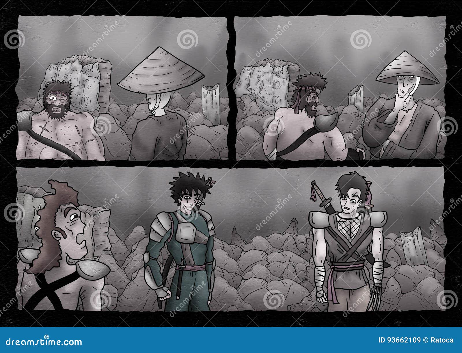 Fantasy Comic Scene Background Stock Image | CartoonDealer.com #148373875