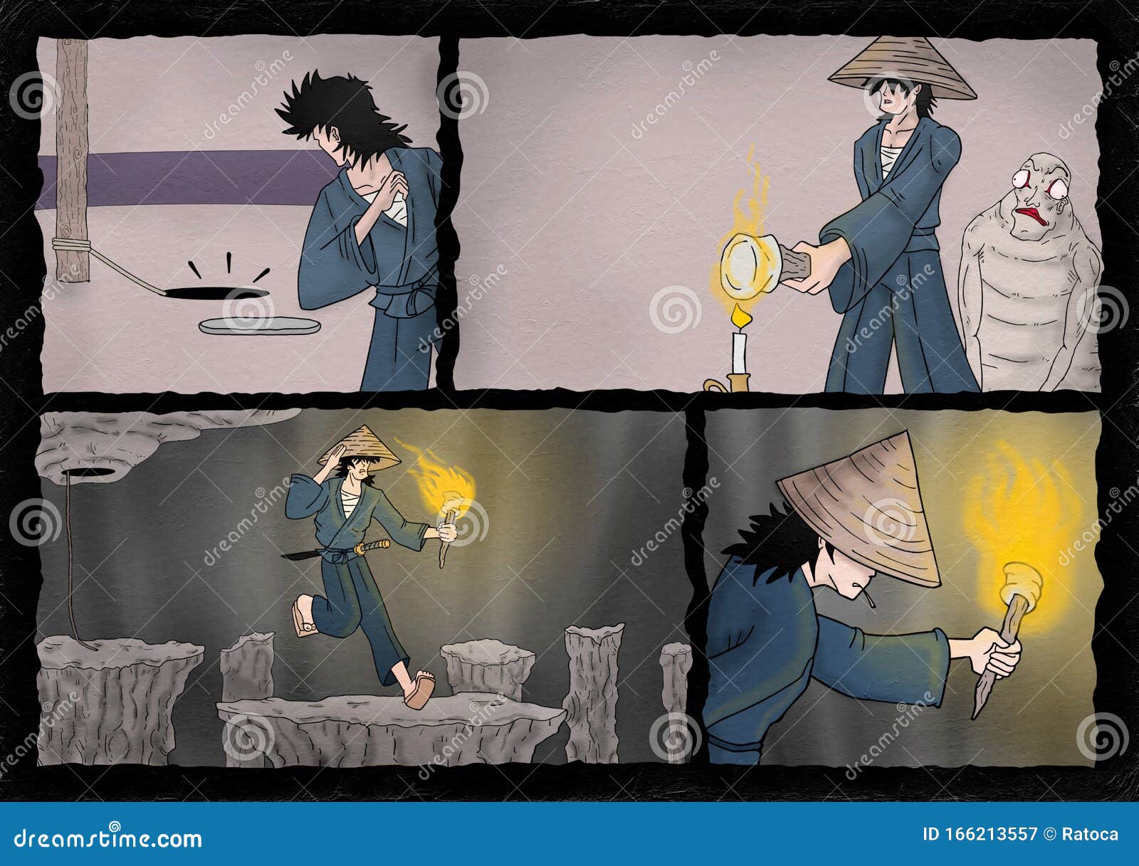 Fantasy Comic Scene Illustration | CartoonDealer.com #166213557