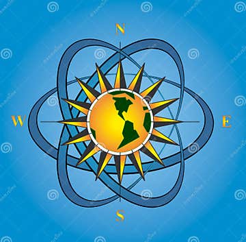 Fantasy Compass stock illustration. Illustration of business - 1219444